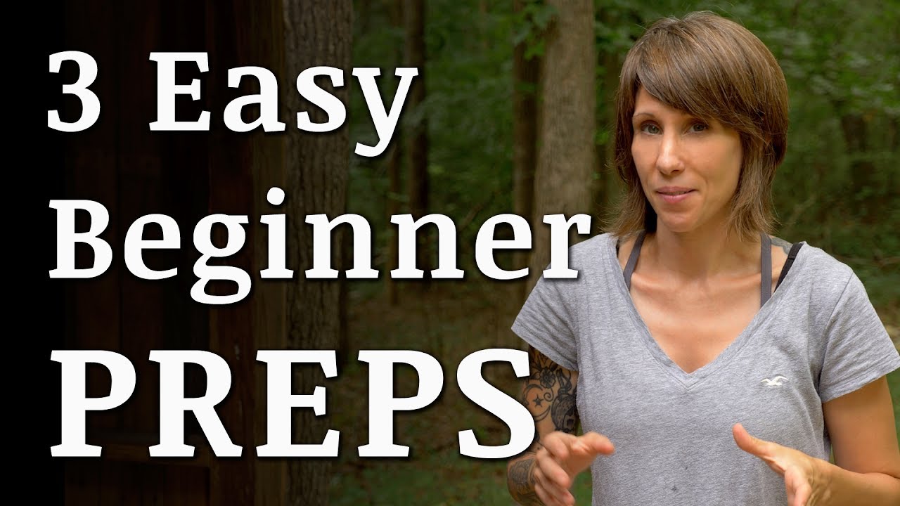 3 idei de pregătire — pregătiri de supraviețuire